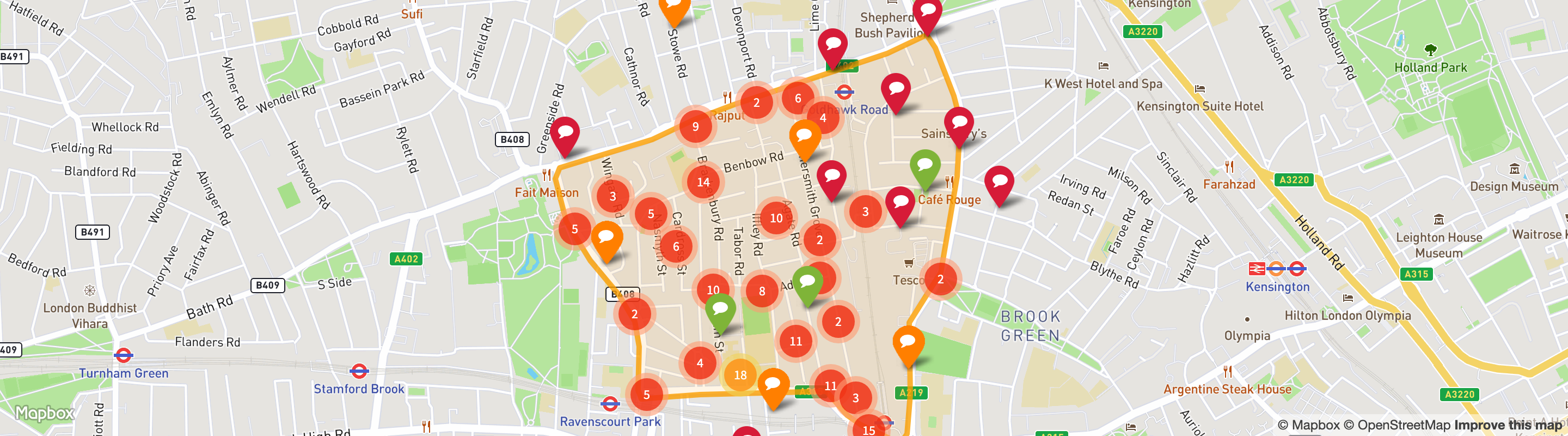 Community Forum - Brackenbury Transport Map - Commonplace