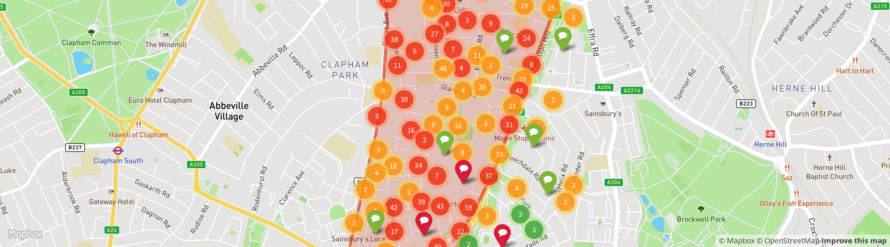 Community Forum - Brixton Hill LTN Map - Commonplace