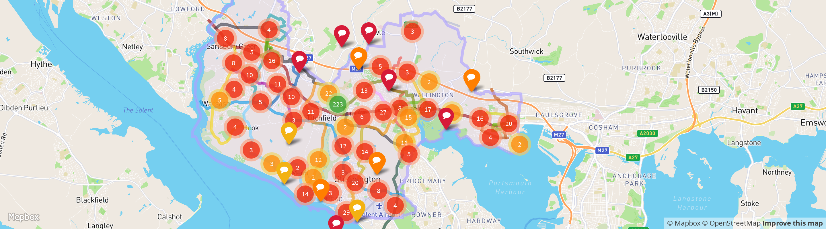 Community Forum - Fareham LCWIP Map - Commonplace