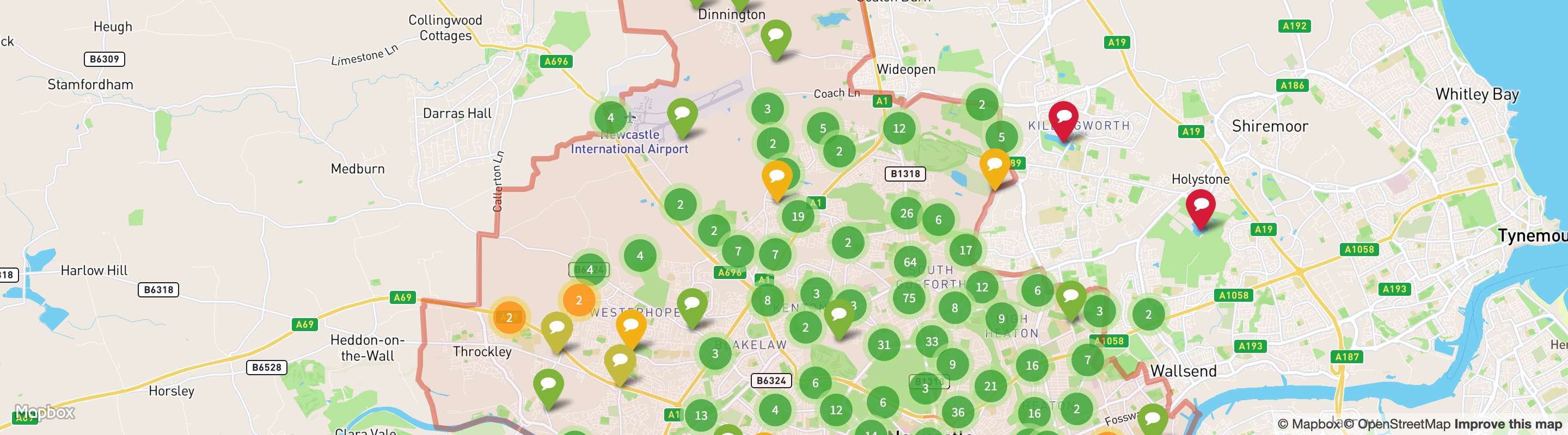 Look Back At Newcastle Walking Cycling Routes with Commonplace