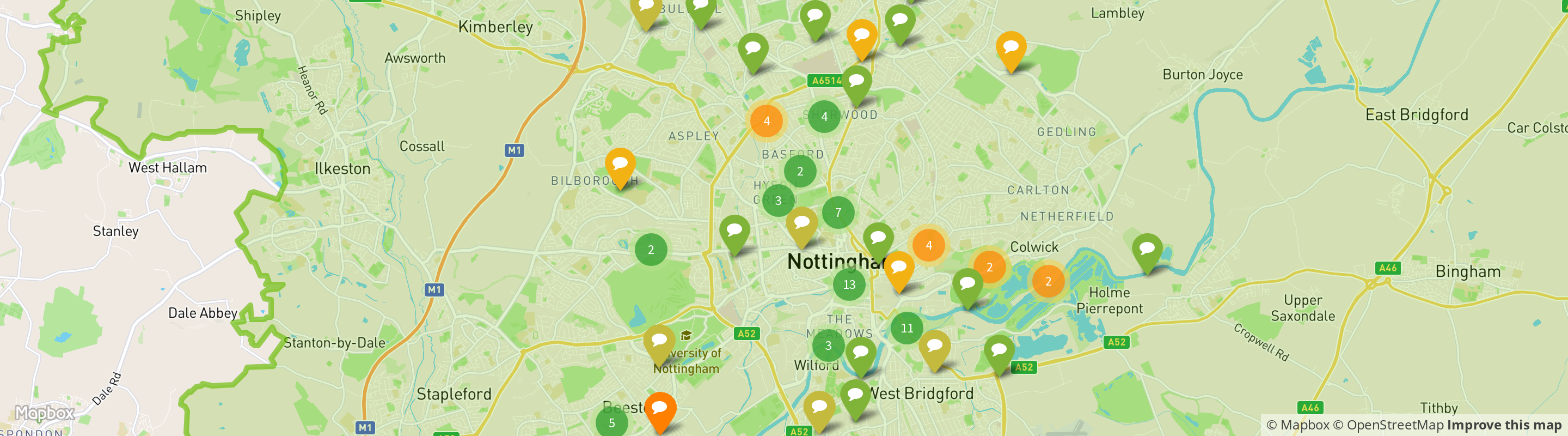 Community Forum - Nottingham Climate Action Map - Commonplace