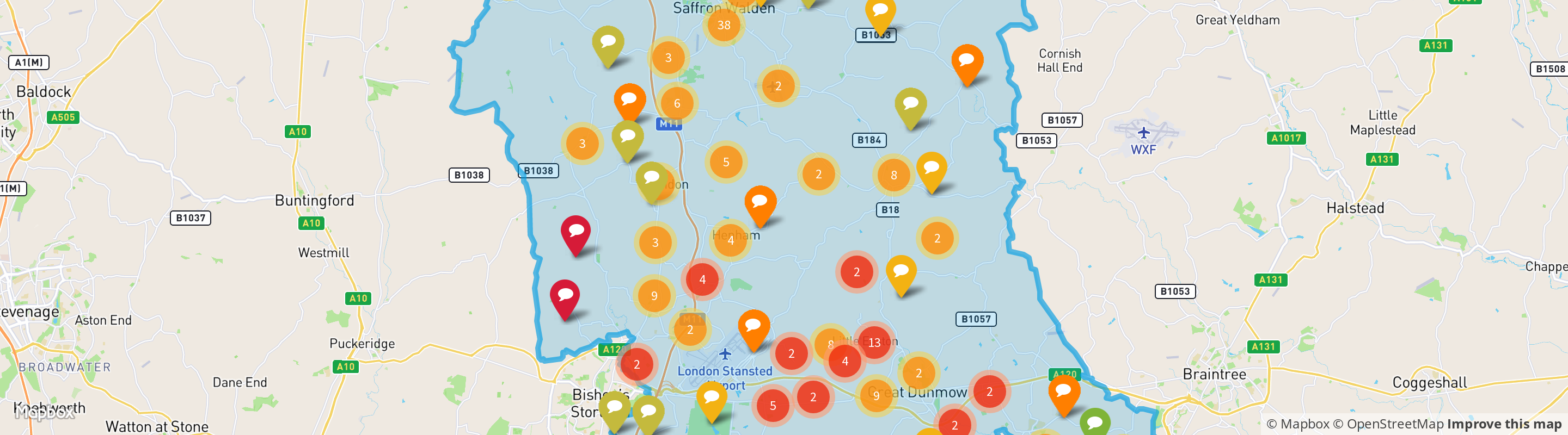 Look Back At Uttlesford’s Nature Recovery Network Map with Commonplace
